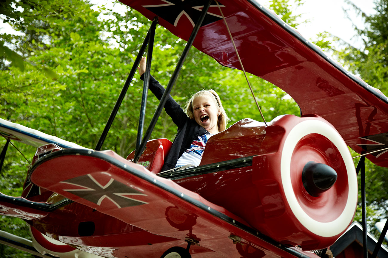 Den Røde Baron - gets air under the wings - Fårup Sommerland